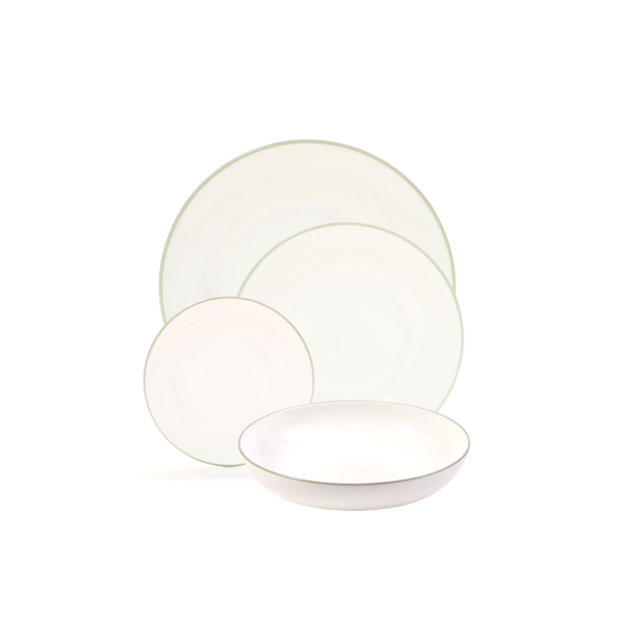 Simple Rim fine bone china dinnerware set - Xavier Britain bone china ...